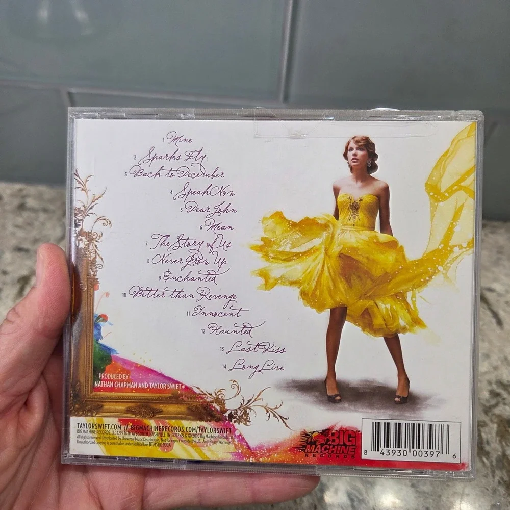 Big Machine Records | Media | Taylor Swift Speak Now Cd Album Pop Music ...